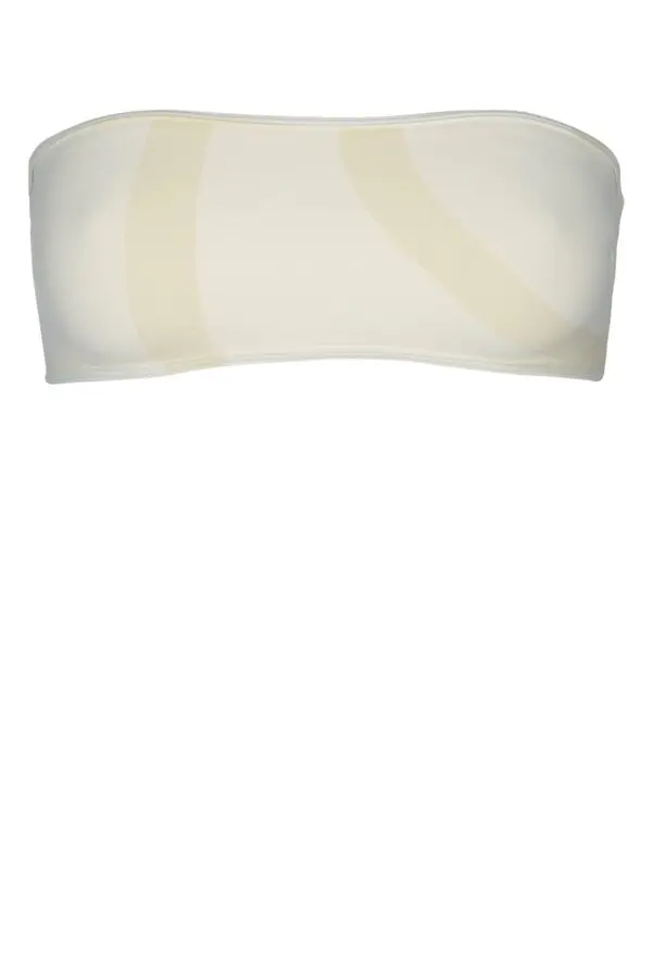TOTEME Monogram Strapless Bikini Top
