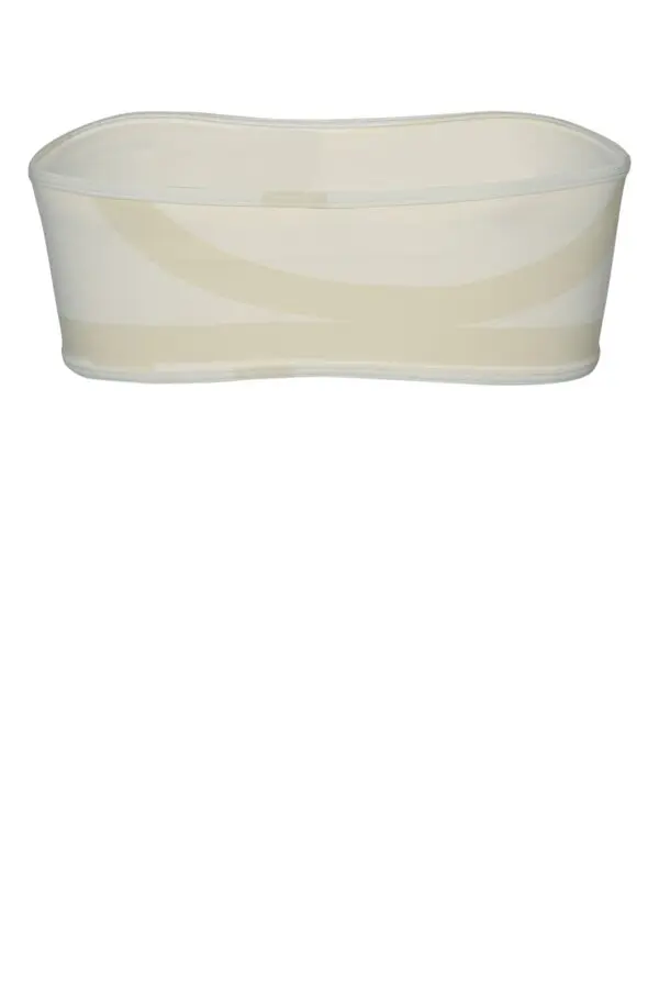 TOTEME Monogram Strapless Bikini Top