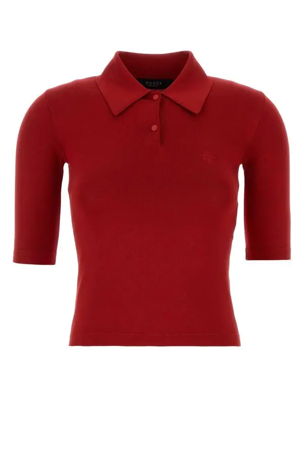 Gucci Silk Blend Polo Shirt