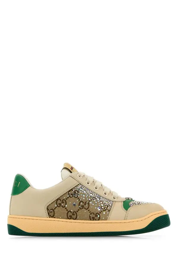 Gucci Leather Screener Sneakers - Multicolor