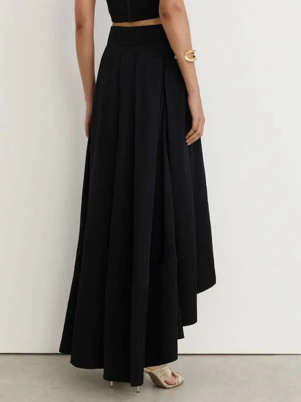 REISS Otto High-low Hem Contrast Maxi Skirt