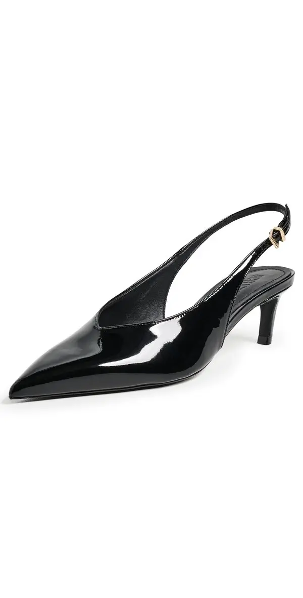 Schutz Alicia Slingback Heels - Black
