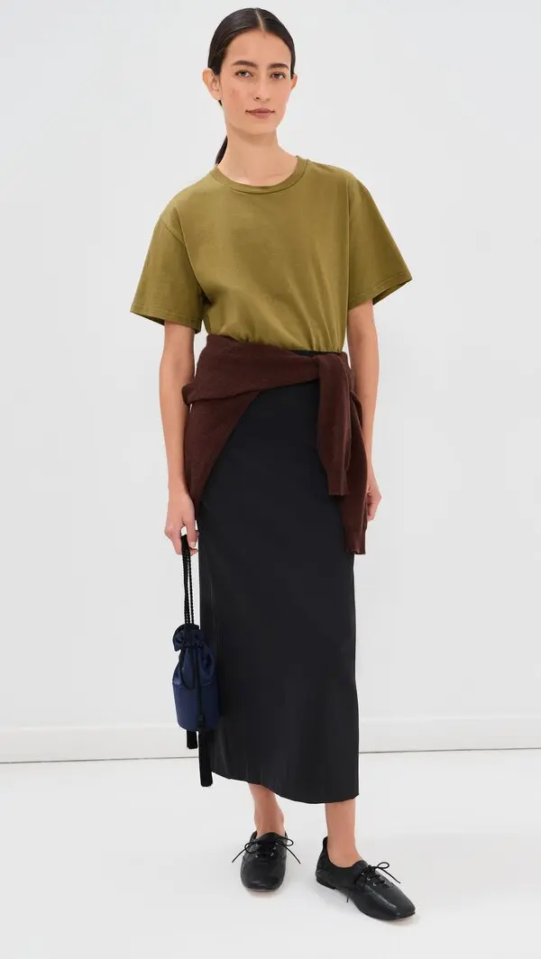 Tibi Compact Ultra Stretch Knit Pencil Skirt