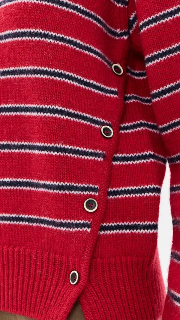 DUNST Striped Chunky Sweater