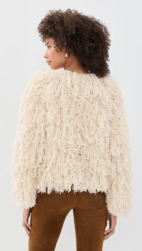 FRAME The Fringe Sweater Jacket