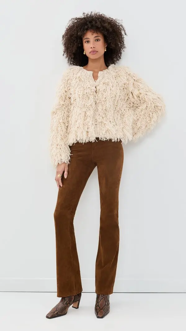 FRAME The Fringe Sweater Jacket