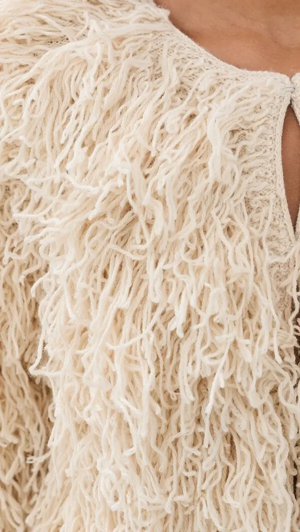 FRAME The Fringe Sweater Jacket