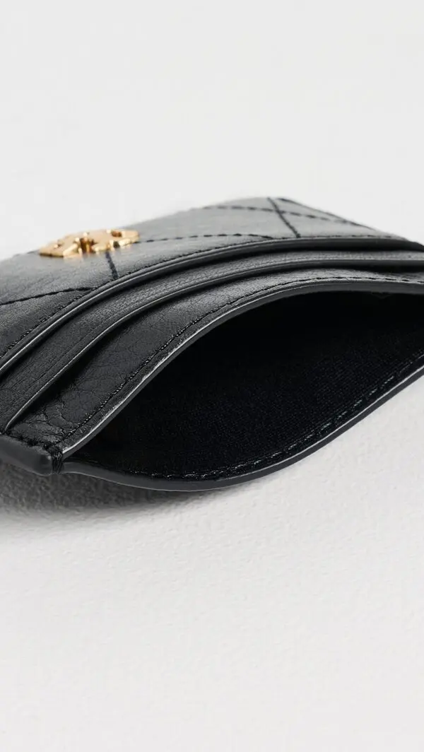 Tory Burch Charlie Quilted Card Case
