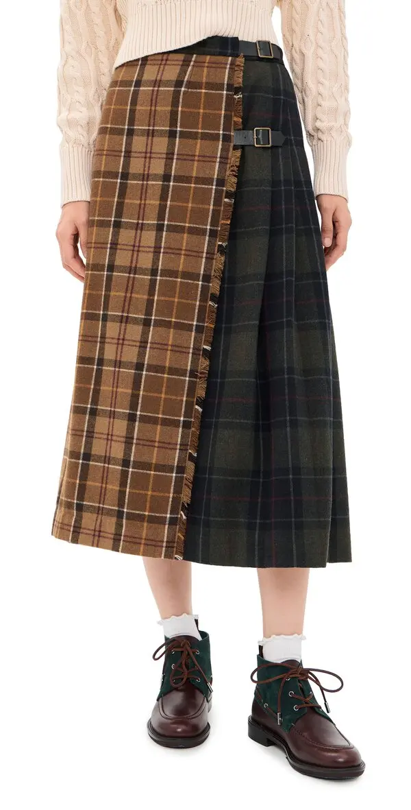 Barbour Hazelwood Midi Skirt