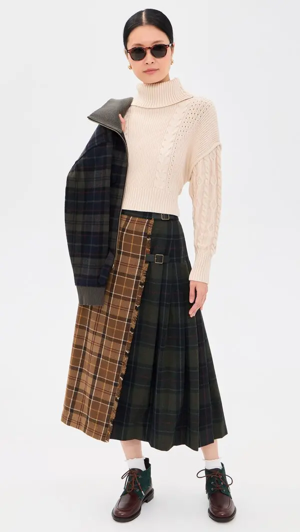 Barbour Hazelwood Midi Skirt