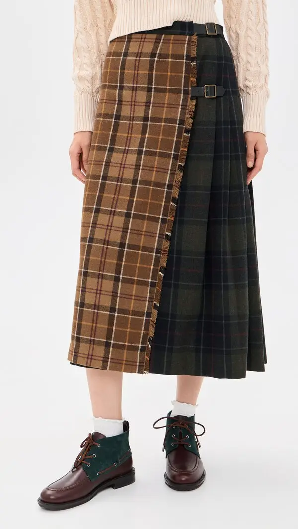 Barbour Hazelwood Midi Skirt