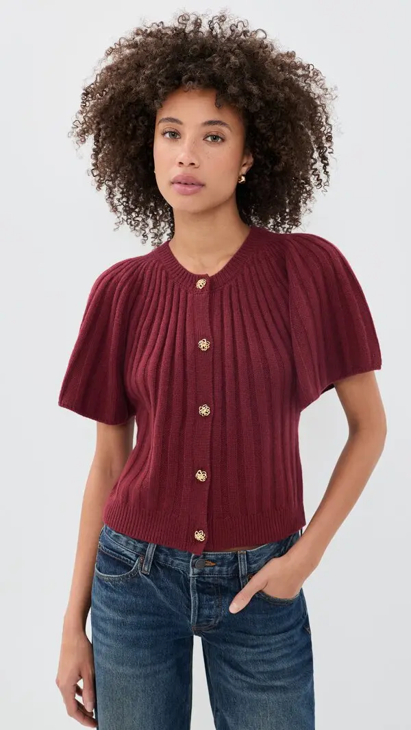 FRAME The Flutter Cardigan