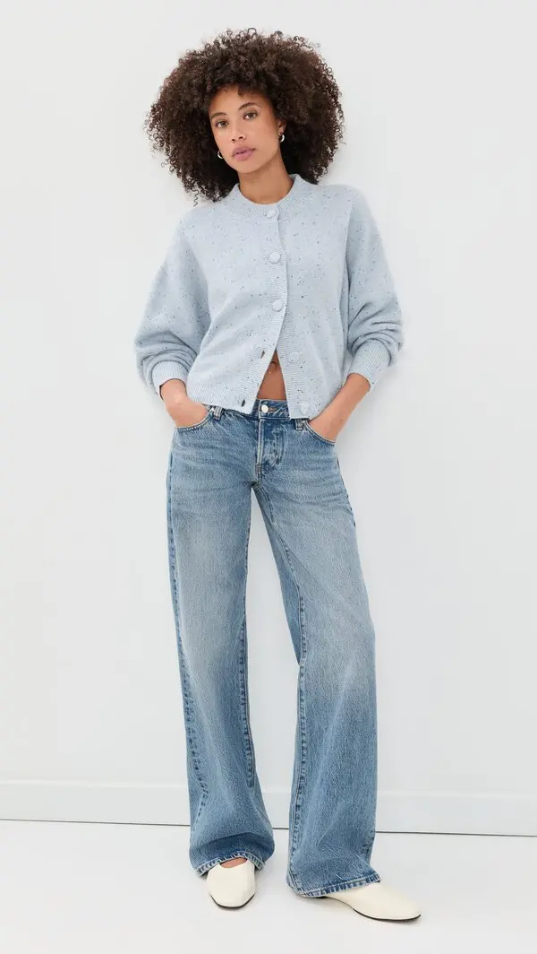 FRAME The Lightweight Fleck Cardigen