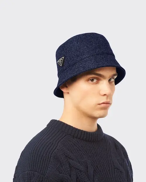 Prada Loden Bucket Hat
