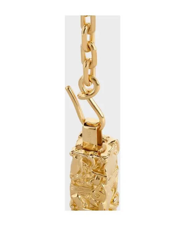 Celine César Project Compression Necklace In Vermeil