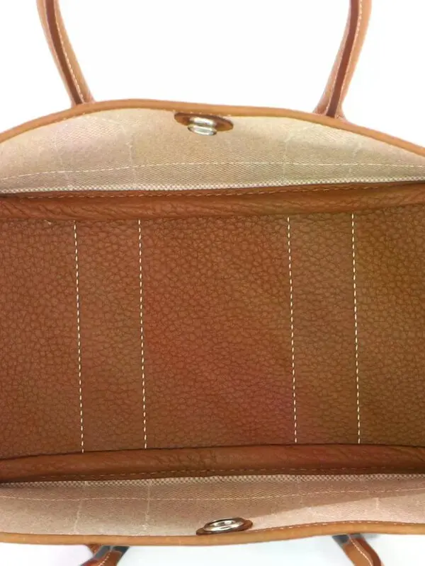 Hermès Neo Garden Toile And Leather 23 Tote Bag