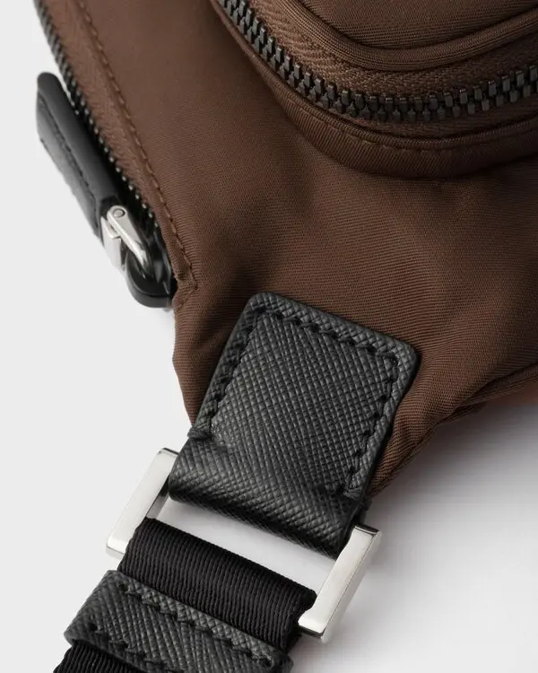 Prada Re-nylon And Saffiano Leather Shoulder Bag