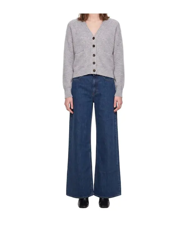 Brunello Cucinelli Ribbed-knit V-neck Cardigan