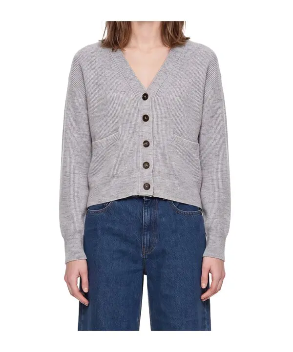 Brunello Cucinelli Ribbed-knit V-neck Cardigan