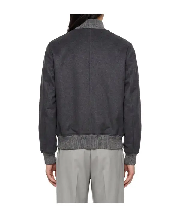 Brunello Cucinelli Button-up Bomber Jacket