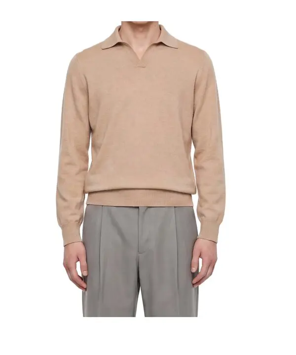 Brunello Cucinelli Long-sleeve Polo-collar Sweater