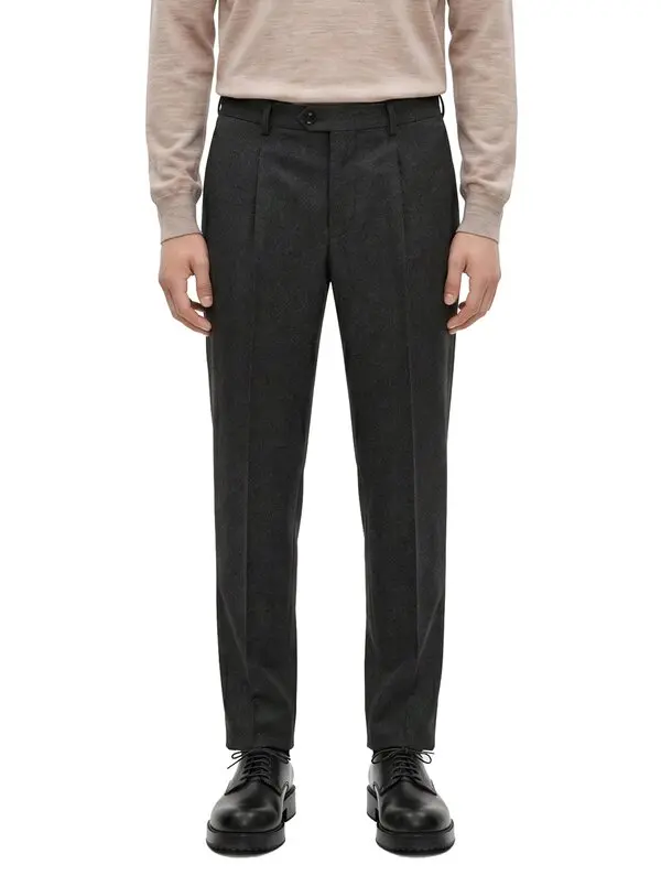 Brunello Cucinelli Pleated Virgin-wool Trousers