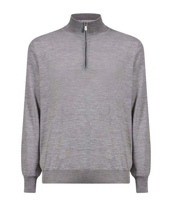 Brunello Cucinelli Half-zip Cashmere Sweater