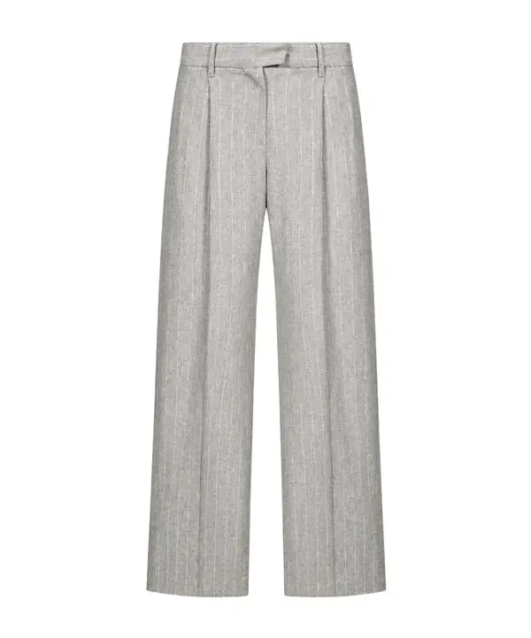 Brunello Cucinelli Pinstripe-pattern Pleated Trousers