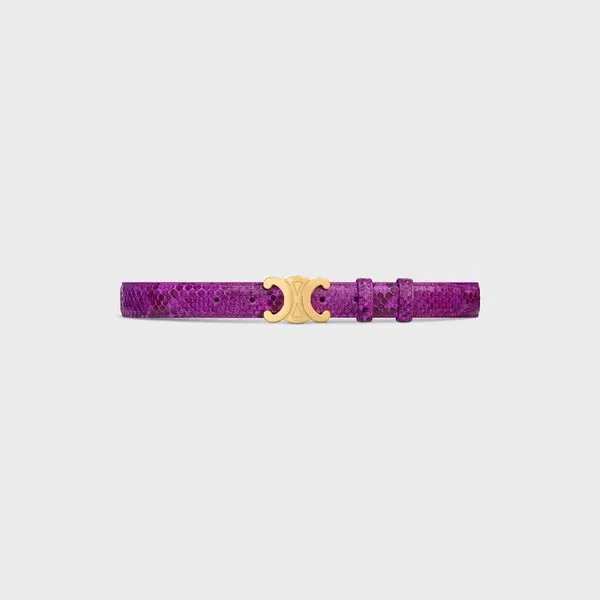 Celine Triomphe Belt 25mm In Python