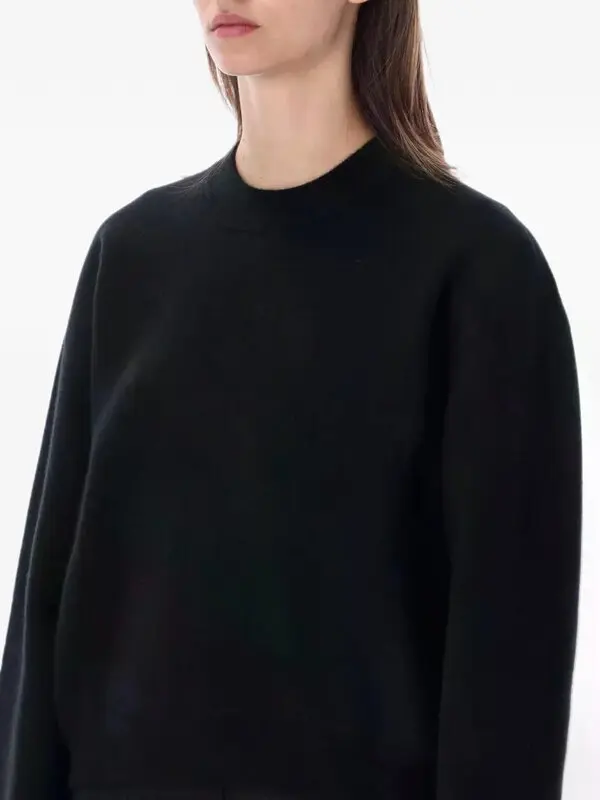 Studio Nicholson Morina Ribbed-trim Crew-neck Sweater