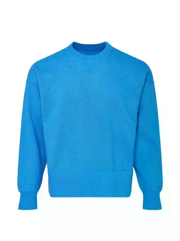 Visvim Contrast-stitch Crew-neck Sweater