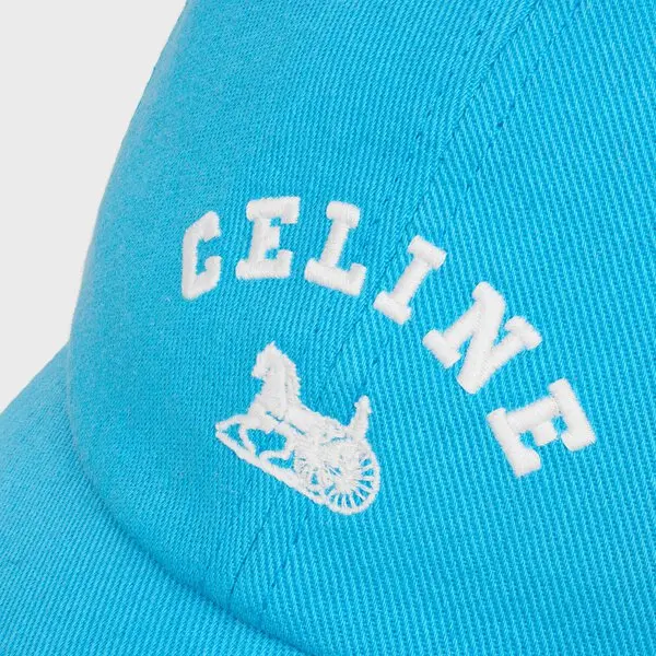 Celine Richelieu Cap In Cotton Twill