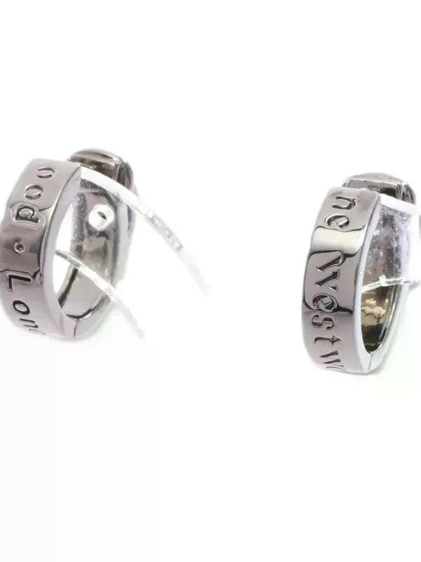 VIVIENNE WESTWOOD 2020s Bobby Hoop Earrings - Silver