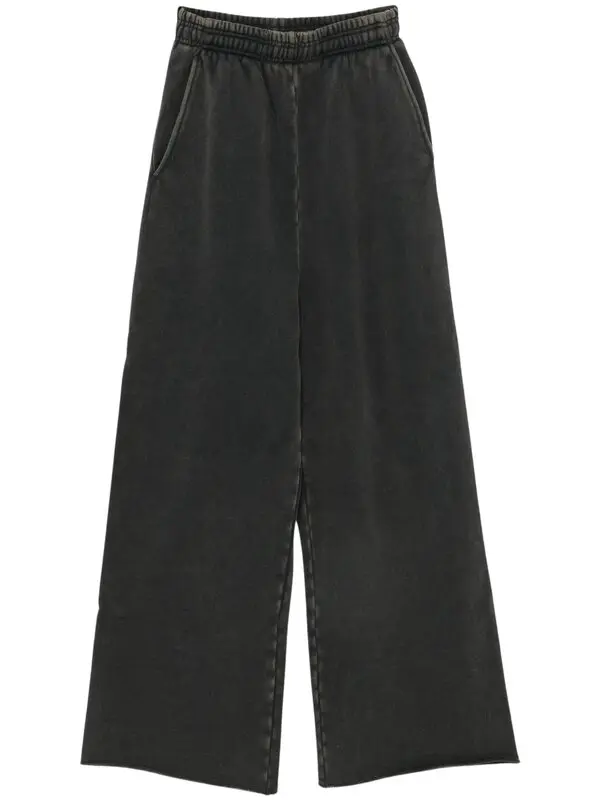 ENTIRE STUDIOS Faded-effect Elasticated-waist Track Pants