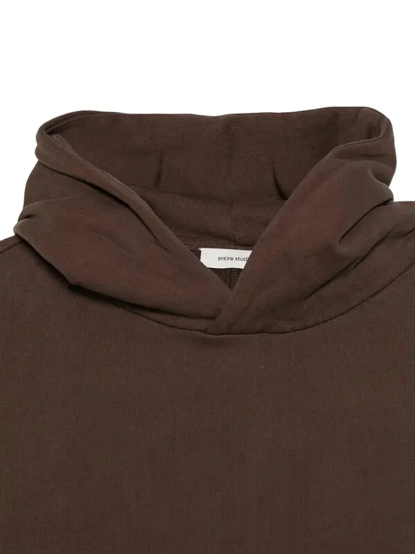 ENTIRE STUDIOS Dropped-shoulder Kangaroo-pocket Hoodie