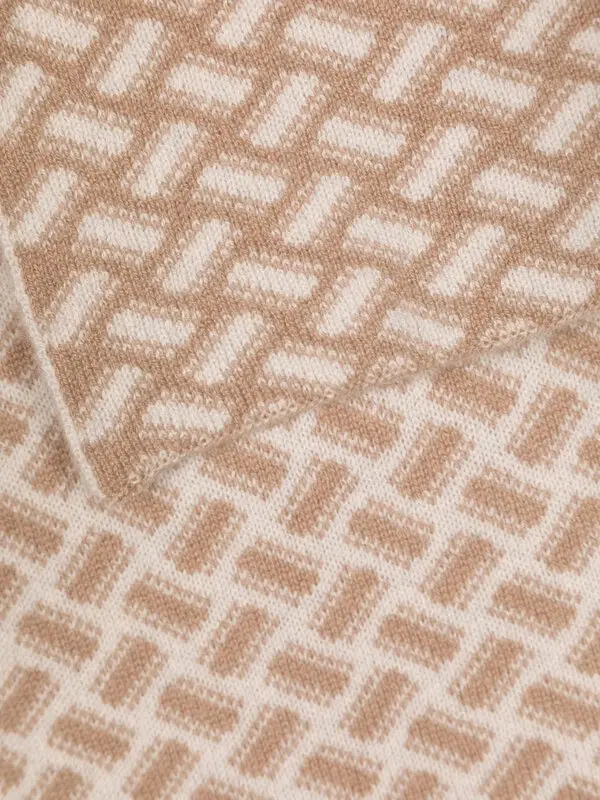 DRUMOHR Graphic-print Cashmere Scarf