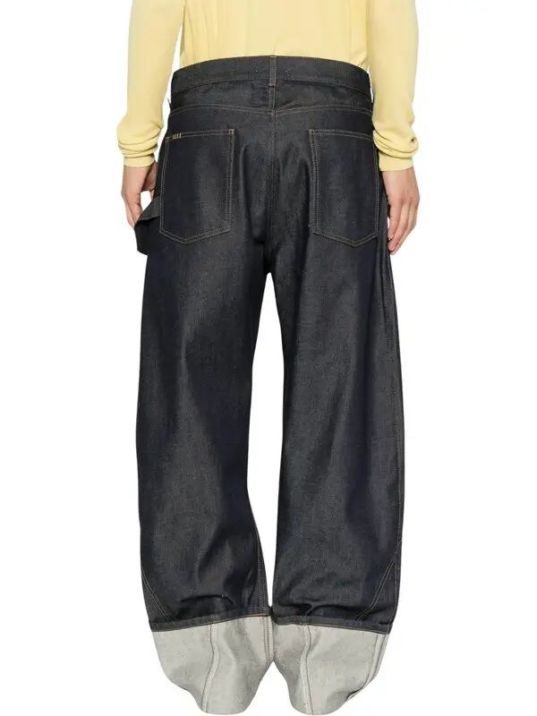 JW Anderson Twisted Turn-up Workwear Denim Jeans