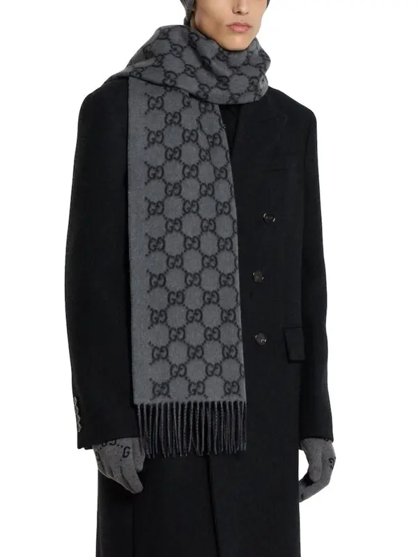 Gucci Gg Cashmere Scarf