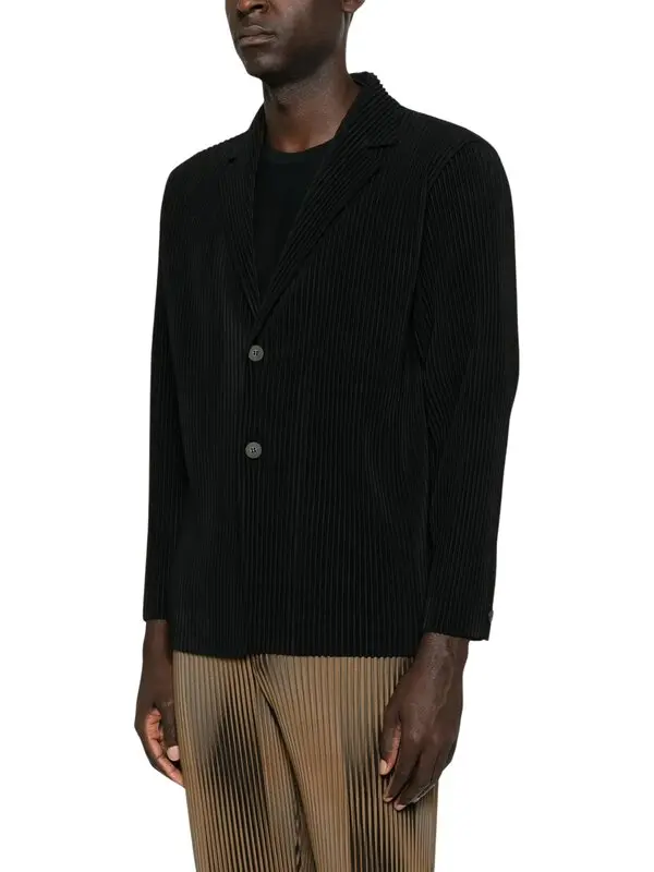 Issey Miyake Pleated Notch-lapel Blazer