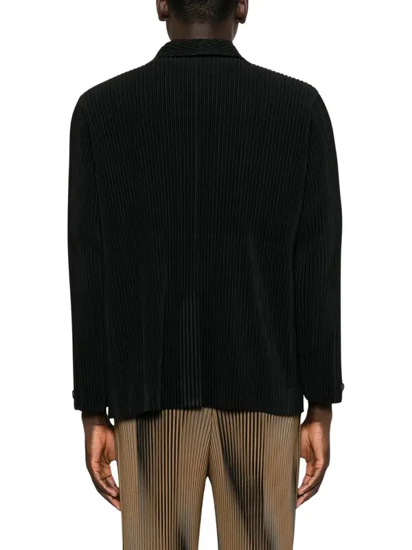 Issey Miyake Pleated Notch-lapel Blazer