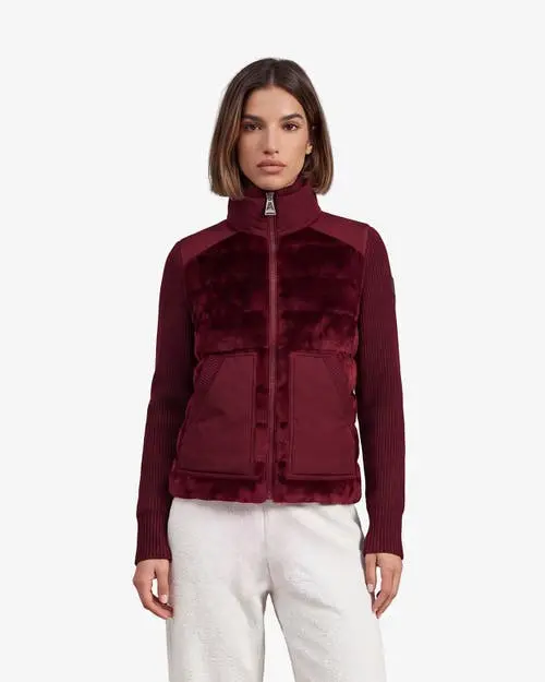 ALPENHAUS Turini Velvet Short Hybrid Lightweight Jacket - Cabernet