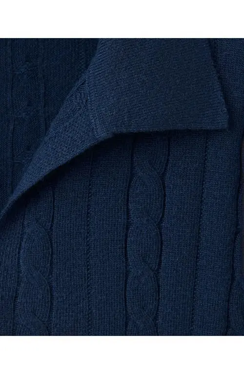 Mango Braided Polo Neck Sweater
