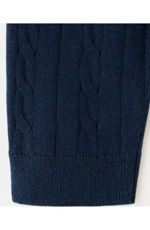 Mango Braided Polo Neck Sweater