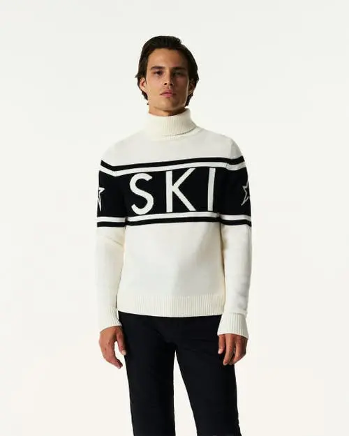 Perfect Moment Schild Merino Wool Sweater - White