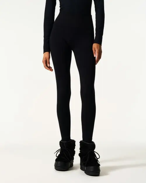 Perfect Moment Seamless Thermal Legging - Black