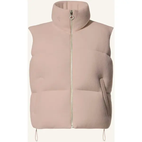 Perfect Moment Merino Wool & Cashmere Down Gilet - Blush