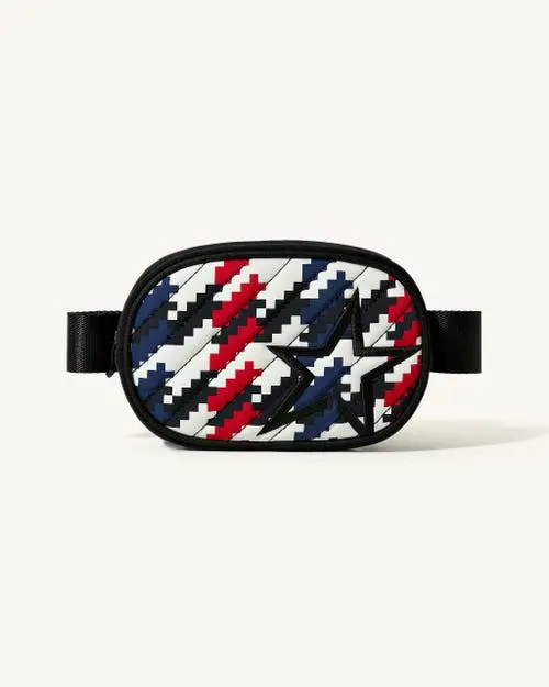 Perfect Moment Star Belt Bag - Houndstooth