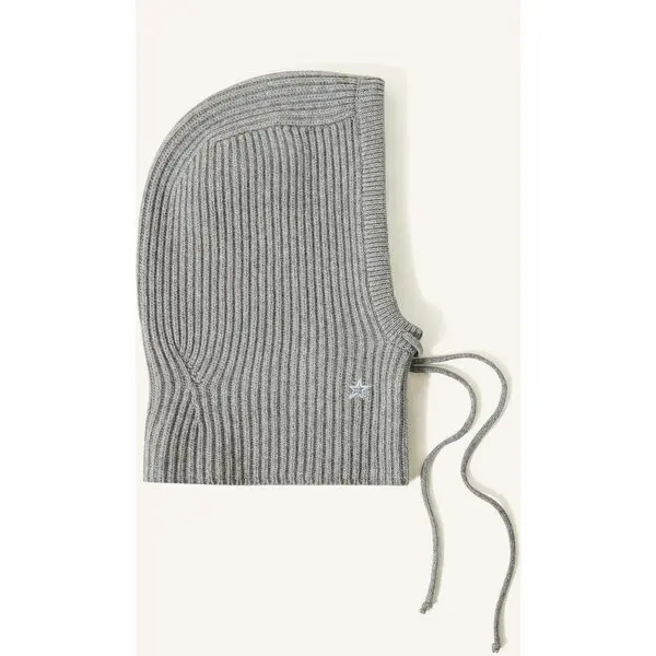 Perfect Moment Wool & Cashmere Cable-knit Hood - Grey