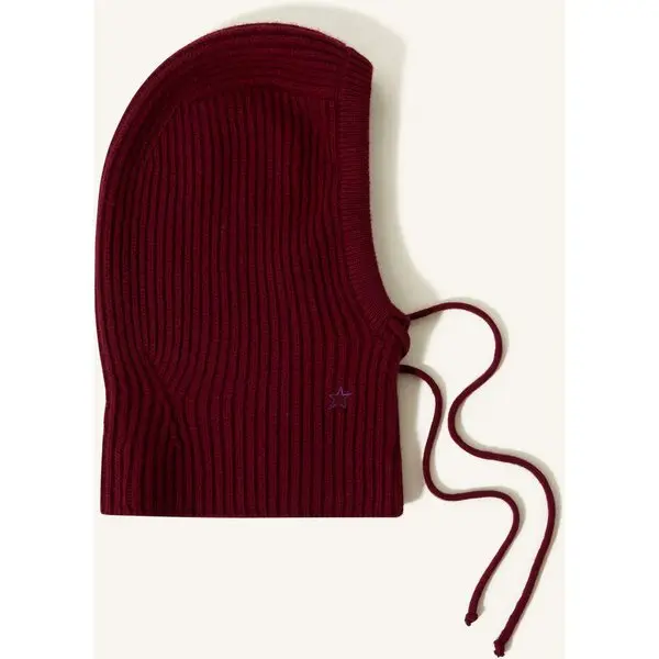 Perfect Moment Wool & Cashmere Cable-knit Hood - Wine