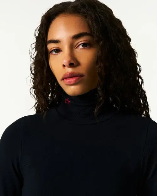 Perfect Moment Seamless Thermal Top - Black